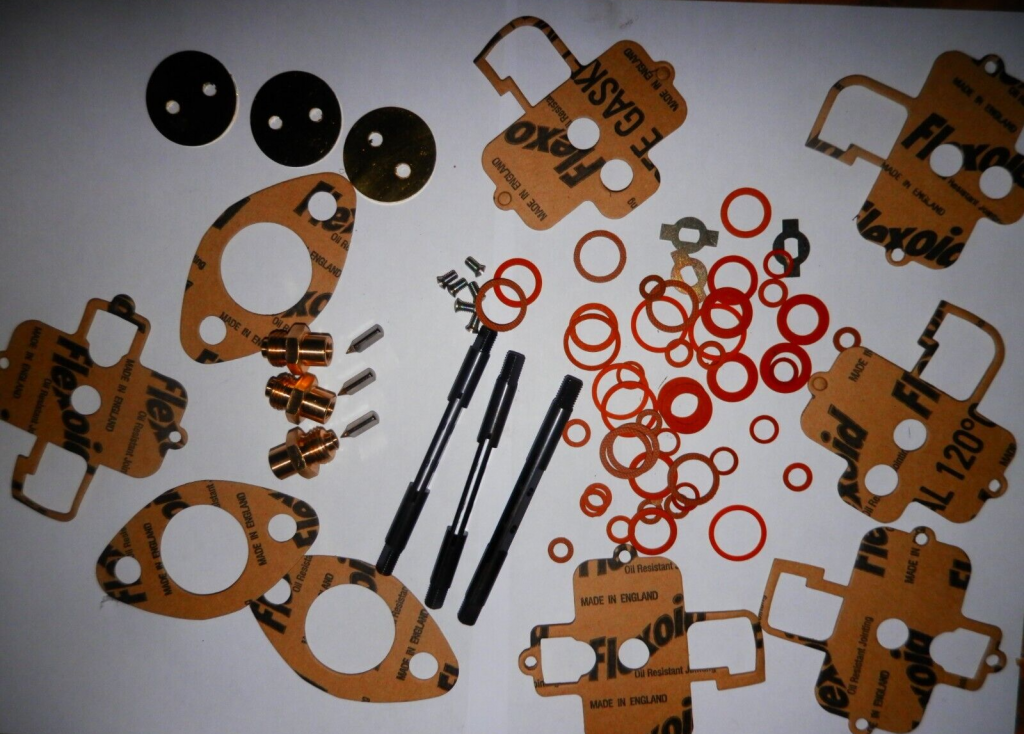 MASERATI WEBER 36 DO4 KIT DI SERVIZIO CARBURATORE-TRIPLO SET ...